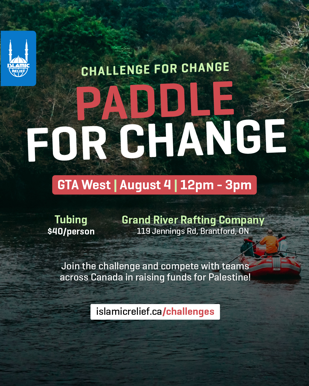 Paddle for Change | Islamic Relief Canada