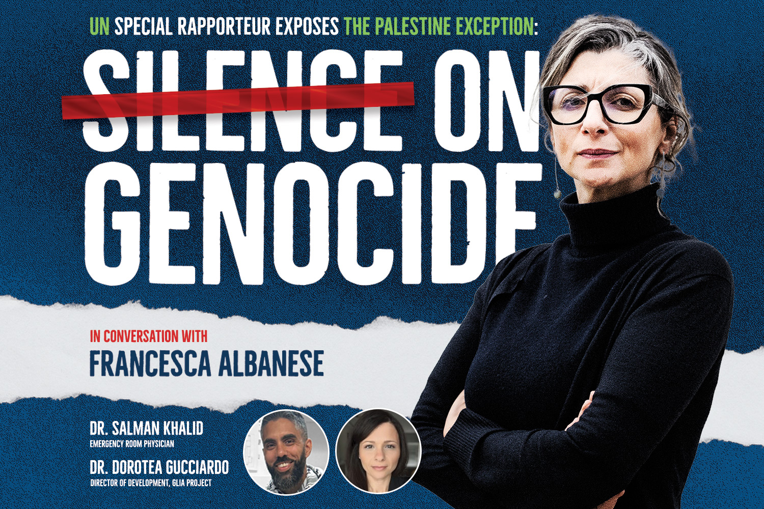Silence on Genocide: In Conversation with Francesca Albanese I Mississauga | Islamic Relief Canada